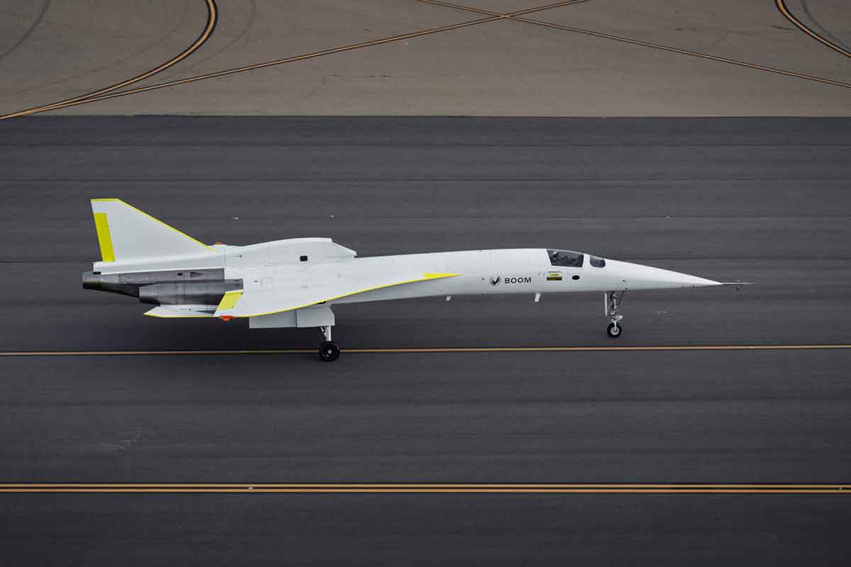 Supersonic Boom's XB-1 jet takes historic first flight - Arabian ...