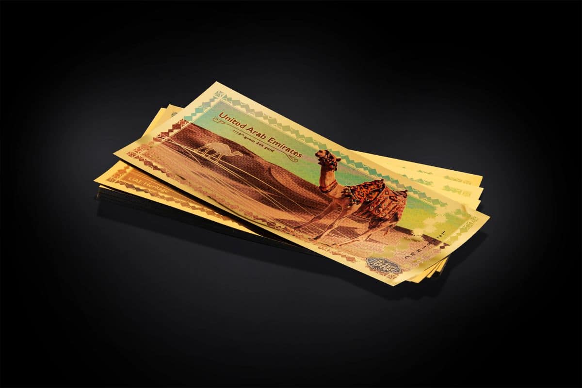 Dubai jeweller reveals first 24 karat gold note - Arabian Business ...