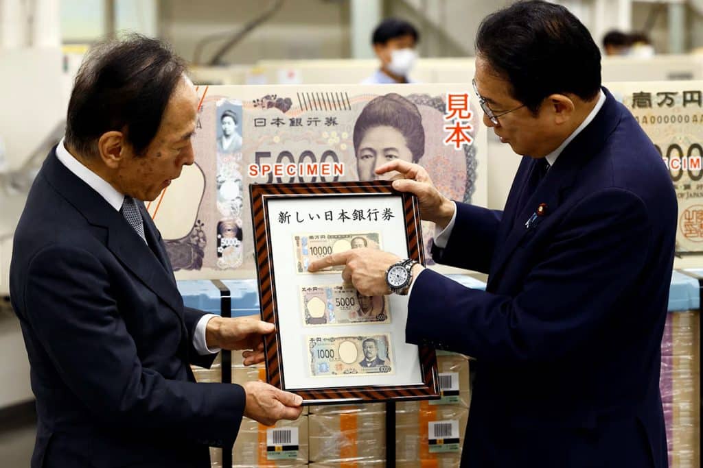 Japan's new banknotes debut on Wednesday in 1st design change in 20 ...