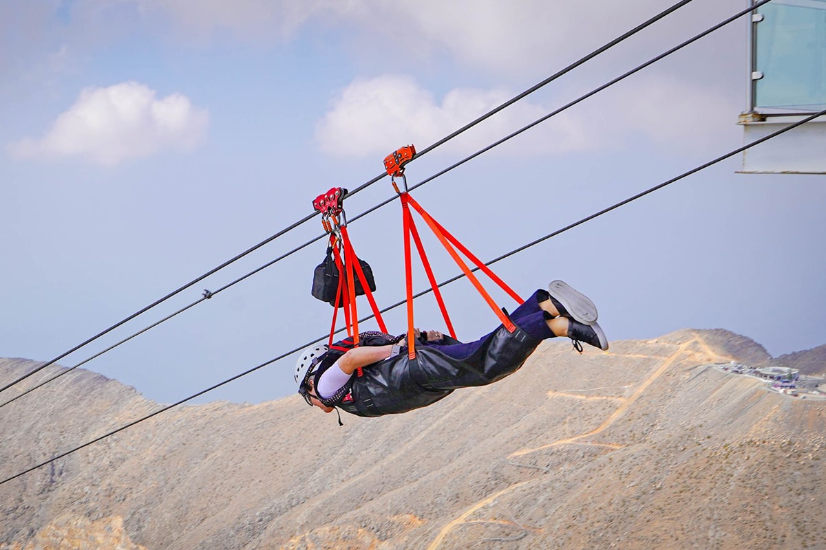Ras Al Khaimah's Jais Flight zip line certified as world's longest by ...