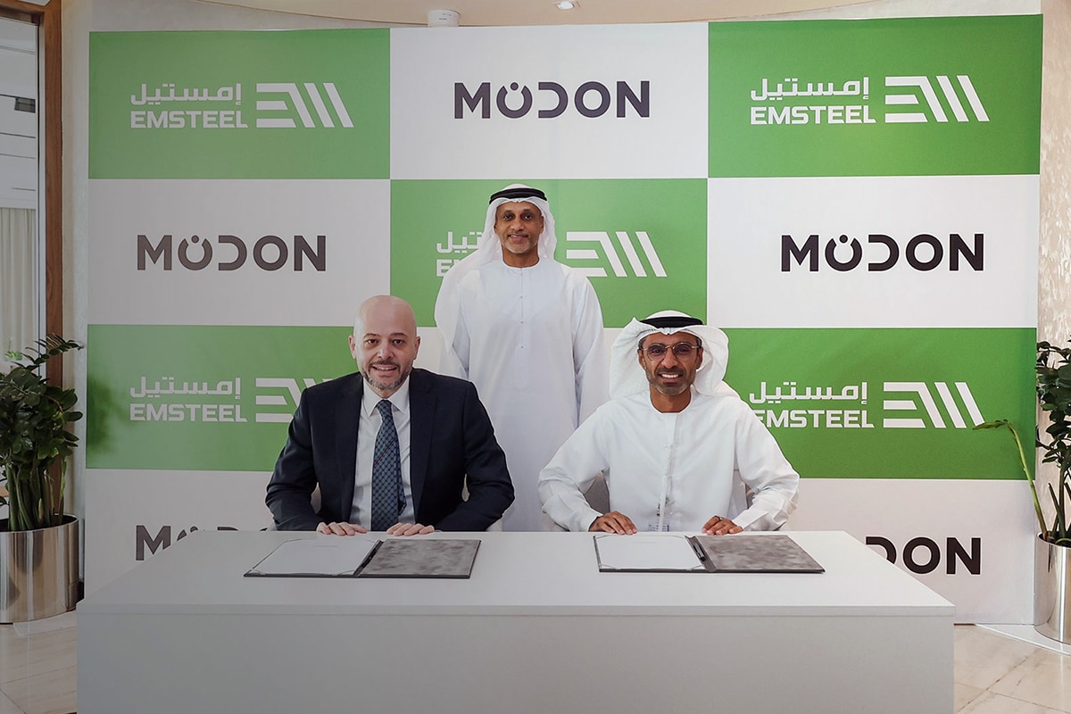 Modon joins forces with EMSTEEL to introduce green steel in UAE ...