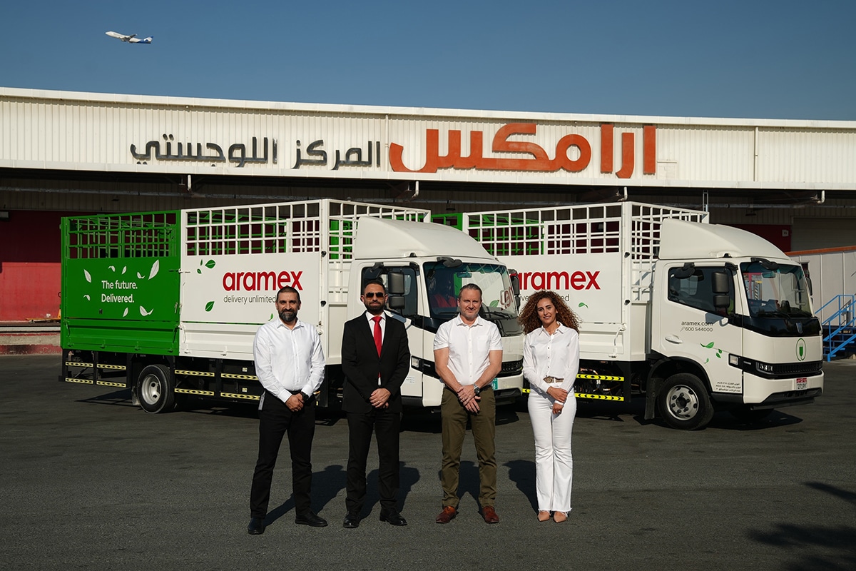 Aramex partners with Admiral Mobility to deploy its first electric trucks - Arabian Business ...
