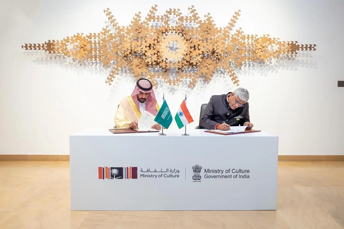 Saudi Arabia signs an MoU to deepen cultural ties with India - Arabian ...