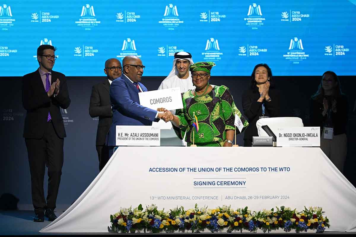 Comoros, Timor-Leste become newest members of WTO during MC13 in Abu ...